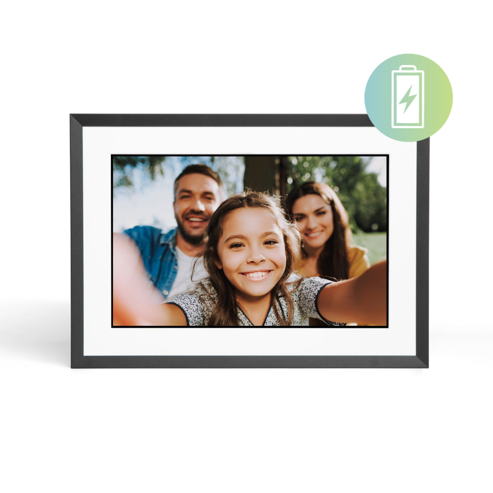 PhotoSpring View Battery Powered 10in Digital Picture Frame