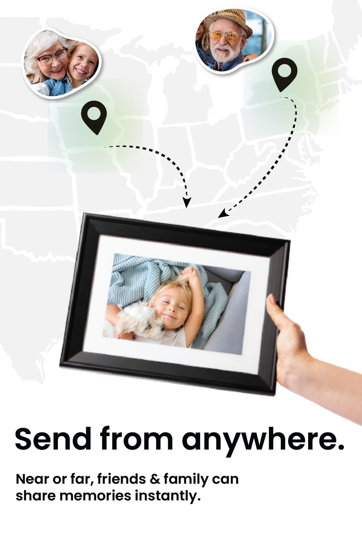 Digital Photo Frame | WIFI Picture Frame | PhotoSpring